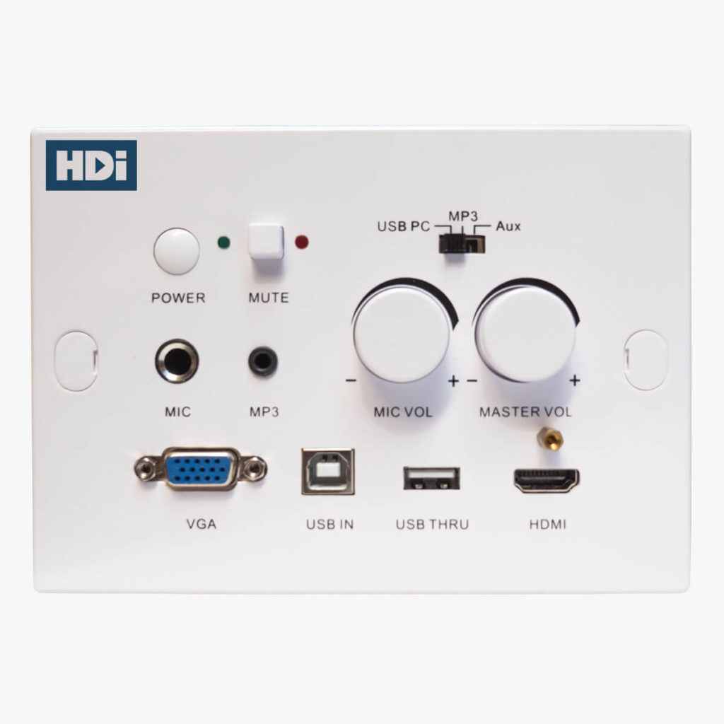 Amplifier control panel - HDi Interactive