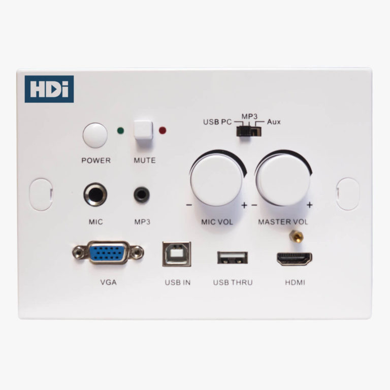 Amplifier control panel - HDi Interactive