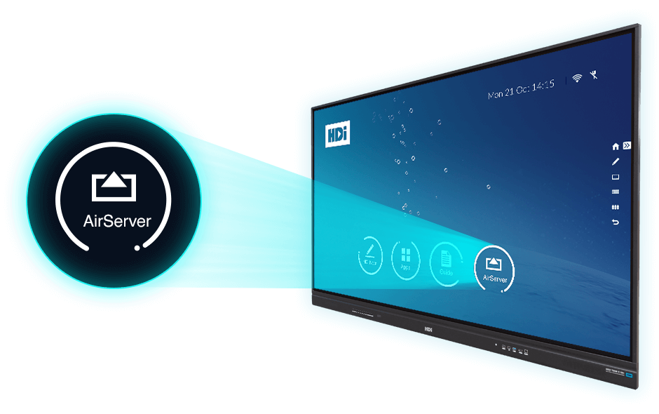 AirServer App for HDi Screens | 4K Wireless Mirroring Built-In